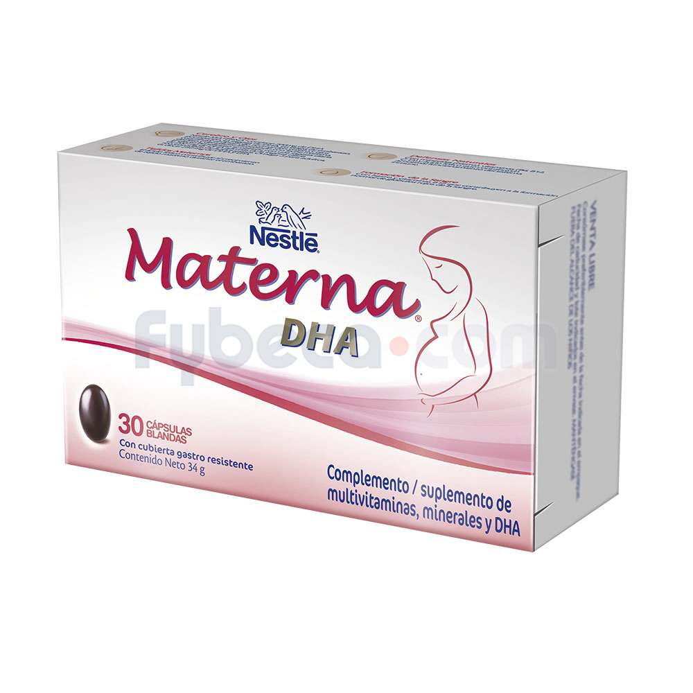 Materna Dha Caps Blandas C/30 Suelta | Fybeca