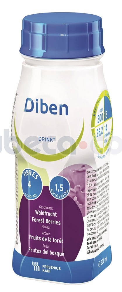 Diben Drink Frutos Del Bosque Frasco 200Ml | Fybeca