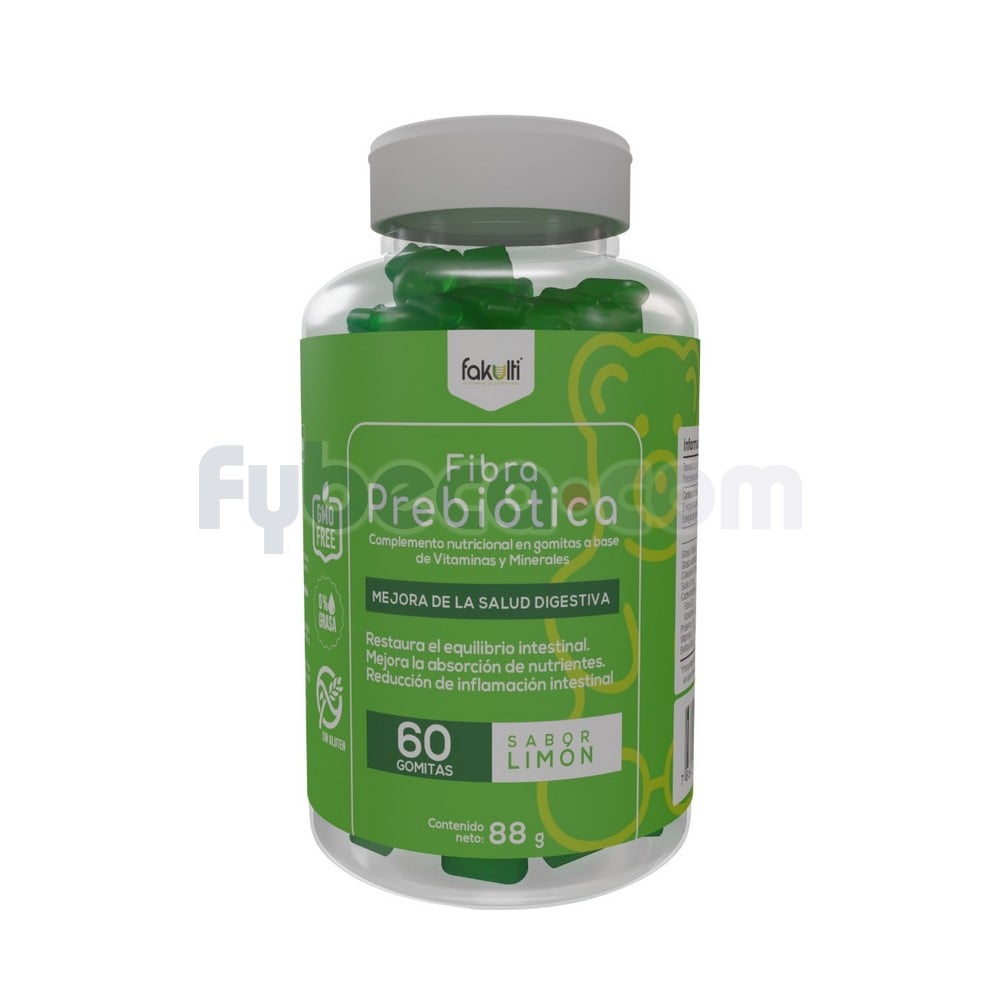 Gummies Prebiotica Y B12 Fakulti 110 Gr | Fybeca
