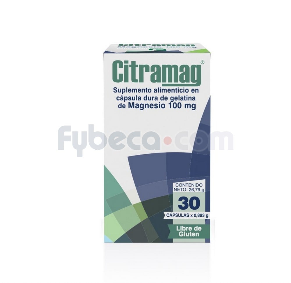 Citramag Caps Suave 100 Mg C/30 | Fybeca