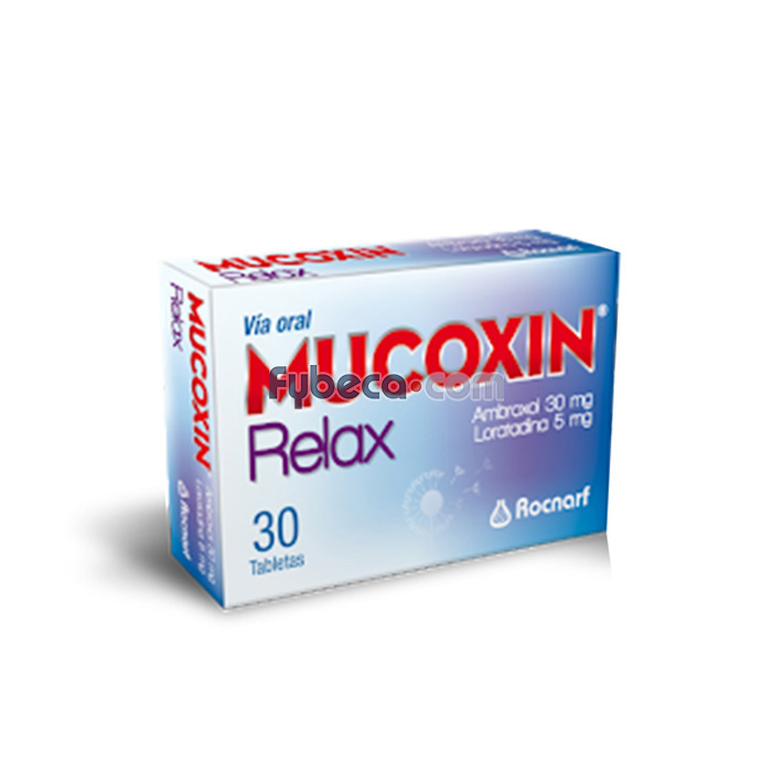 Mucoxin Relax Tabs. C/30 Suelta | Fybeca