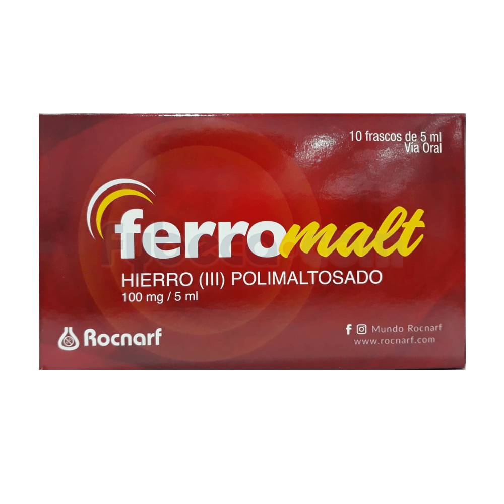 Ferromalt Viales 5Ml X 10 - Suelta | Fybeca