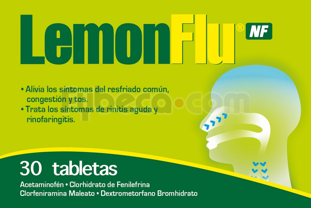 Lemonflu Nf Tabletas C/30 Suelta | Fybeca