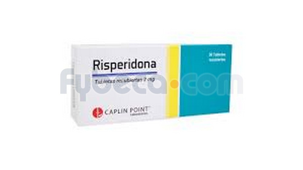 Risperidona (Caplin) Tabs 2Mg C/30 Suelta | Fybeca