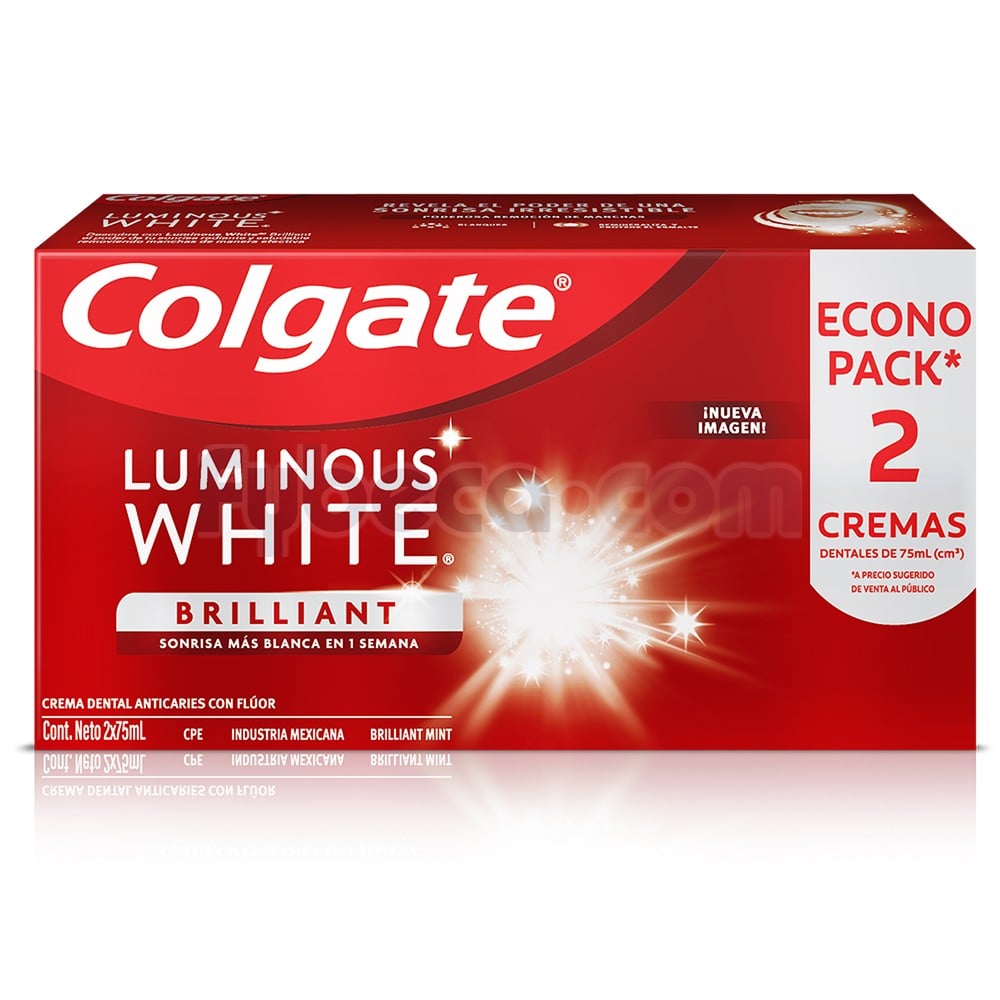 Pasta Dental Colgate Luminous White 75 Ml Tubo | Fybeca