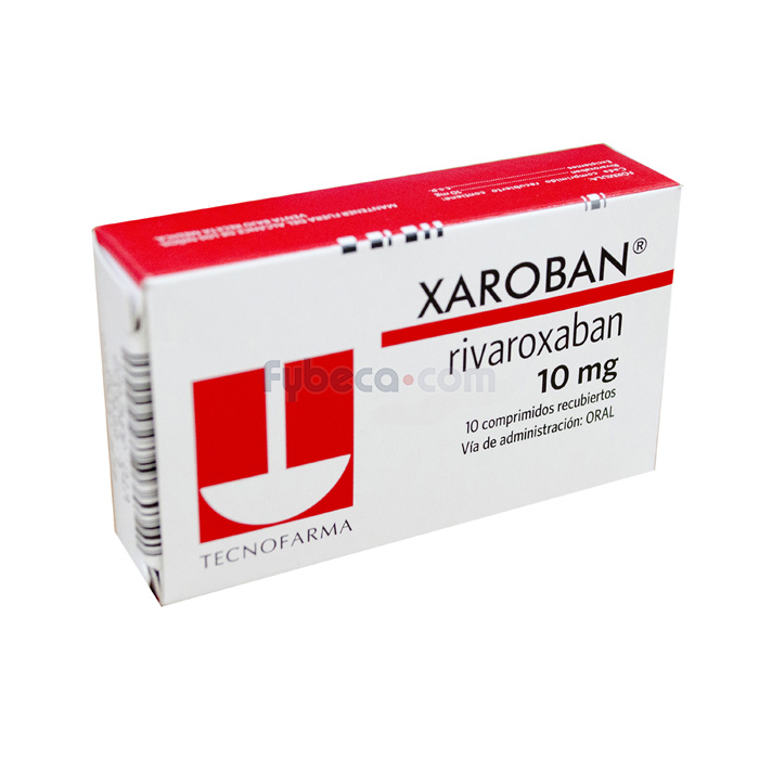 Xaroban Comp Recubiertos 10Mg C/10 Suelta | Fybeca