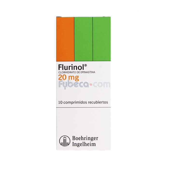 Flurinol Tabs. 20Mg. C/10. Suelta | Fybeca