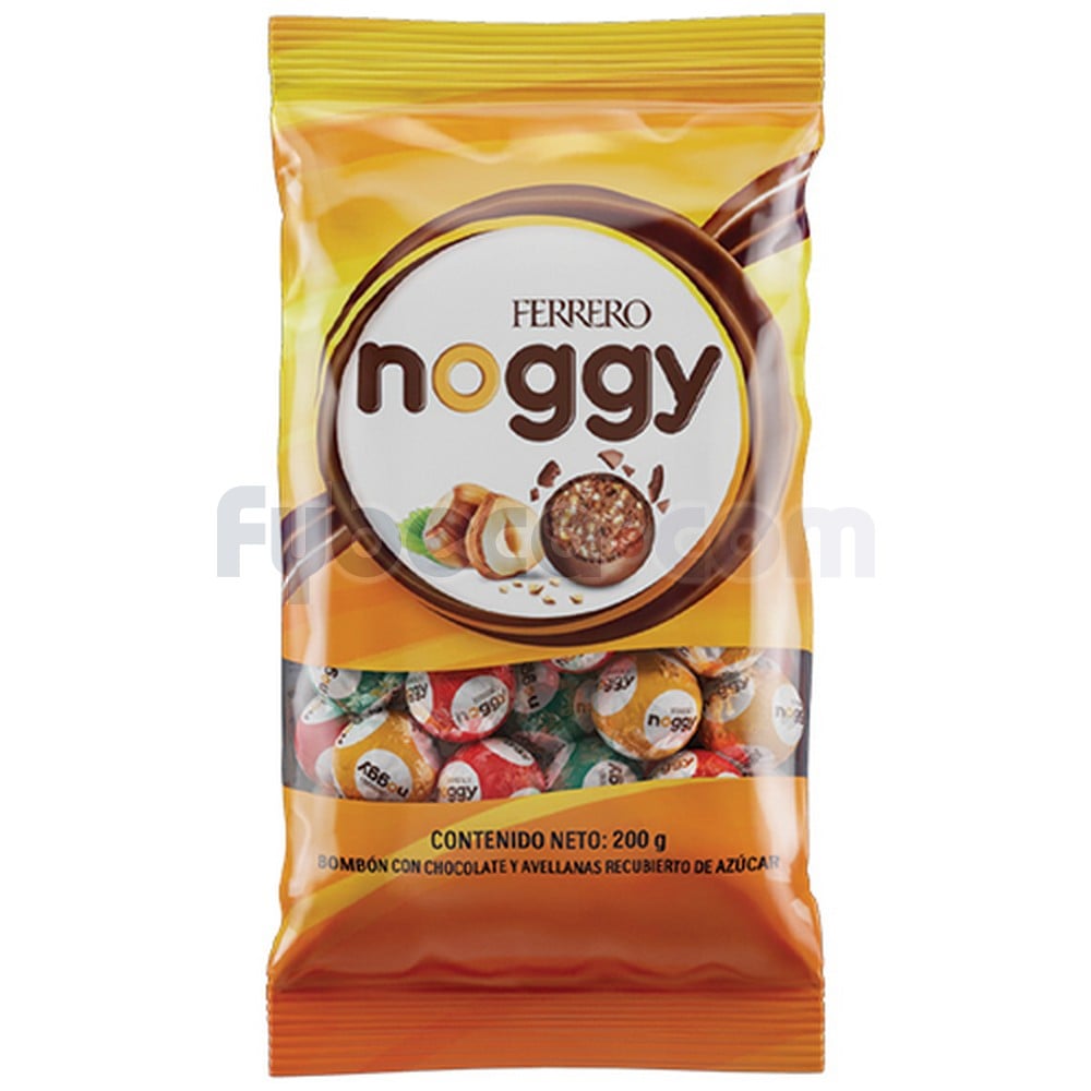 Chocolate Noggy Bombones Recubierto De Azucar 200 Gr | Fybeca