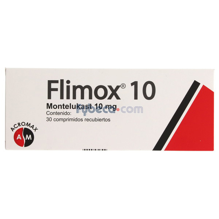Flimox Comp. Recub. 10Mg C/30 Suelta | Fybeca