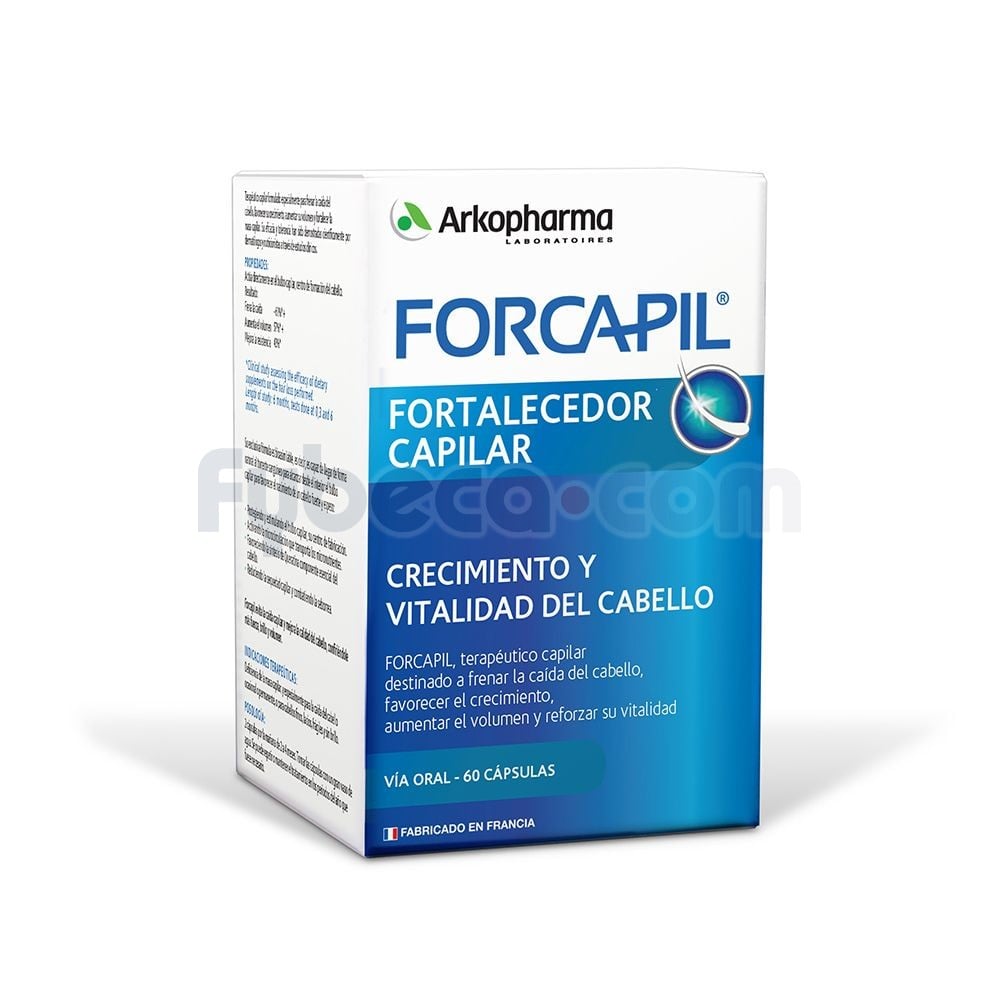 Forcapil Capsulas Anticaida F/60 | Fybeca
