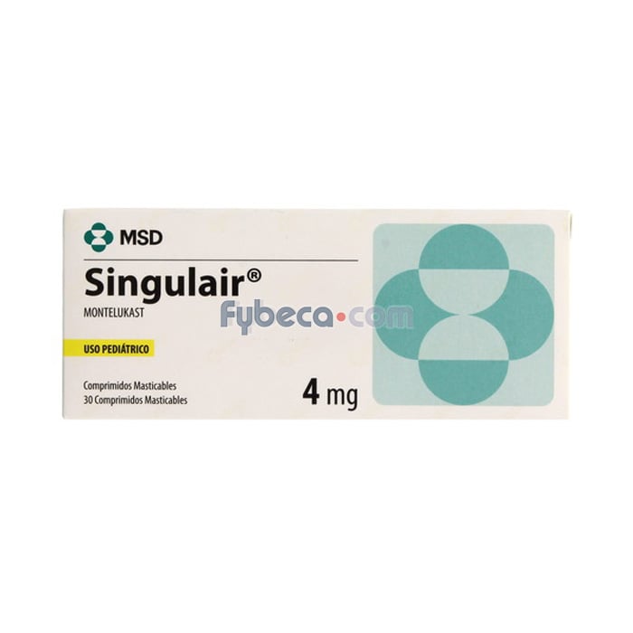 Singulair Tabs. 4 Mg. C/30 Suelta | Fybeca