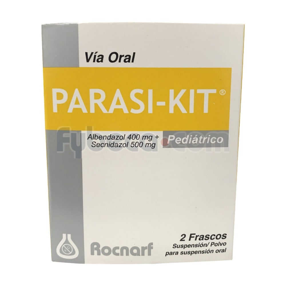 Parasi-Kit Susp. Pediatrico (Albendazol 400 Mg / 20 Ml + Secnidazol 500 ...