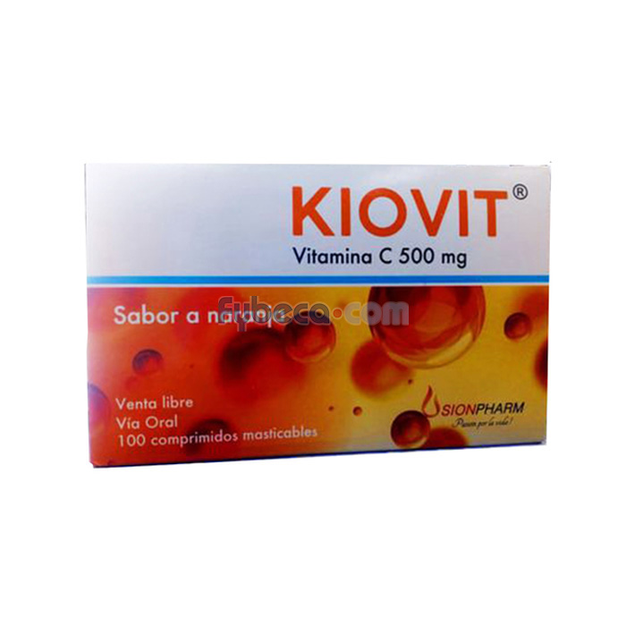 Kiovit Tabls Mast.500 Vitamina C C/100 Suelta | Fybeca