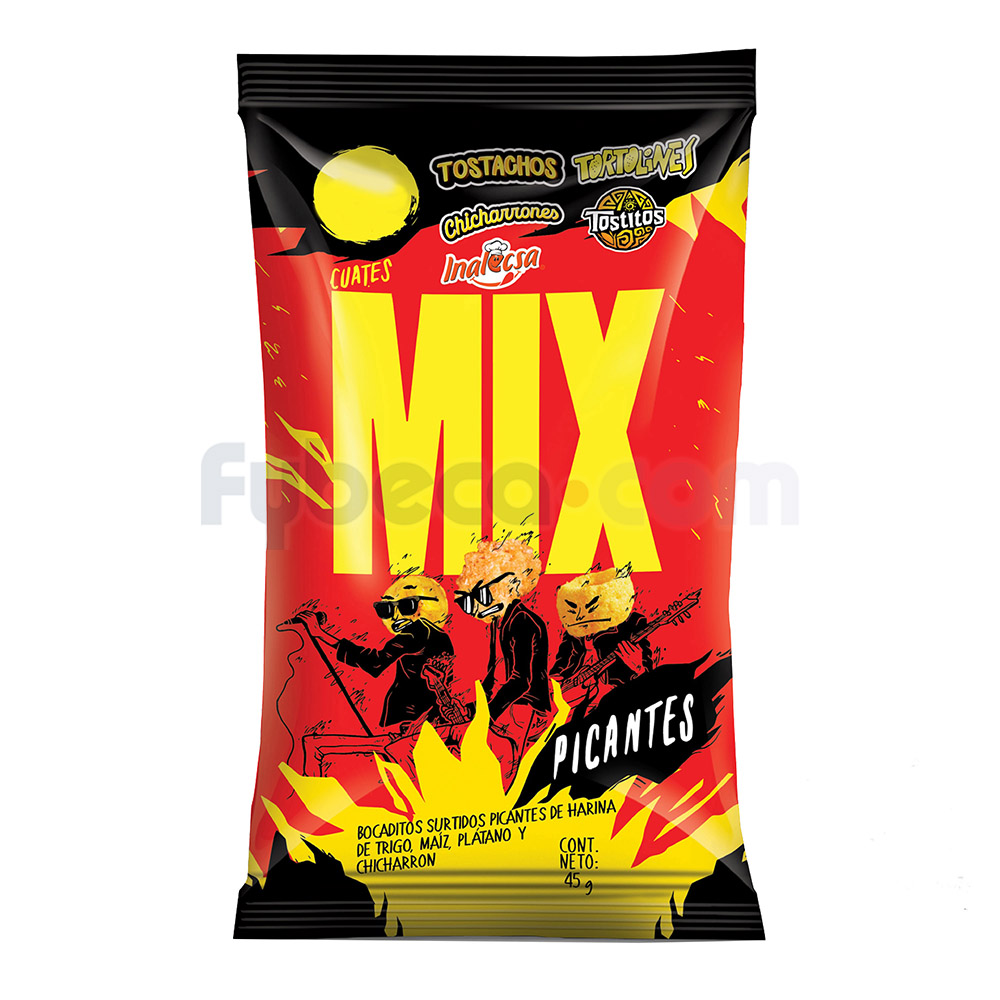 Snack Mix Picantes Cuates 45 G Funda | Fybeca