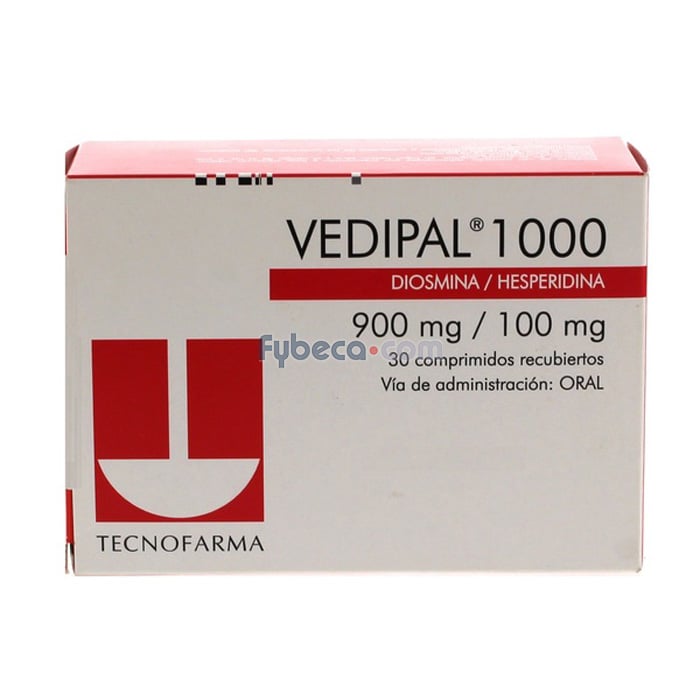 Vedipal Comprimidos 1000Mg C/30 Suelta | Fybeca