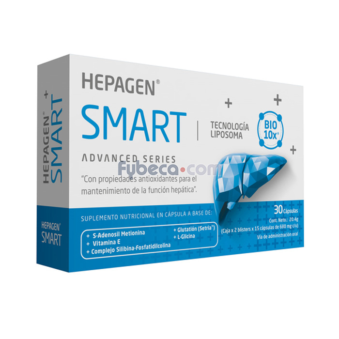 Hepagen Smart Caps 680 Mg C/30 Suelta | Fybeca