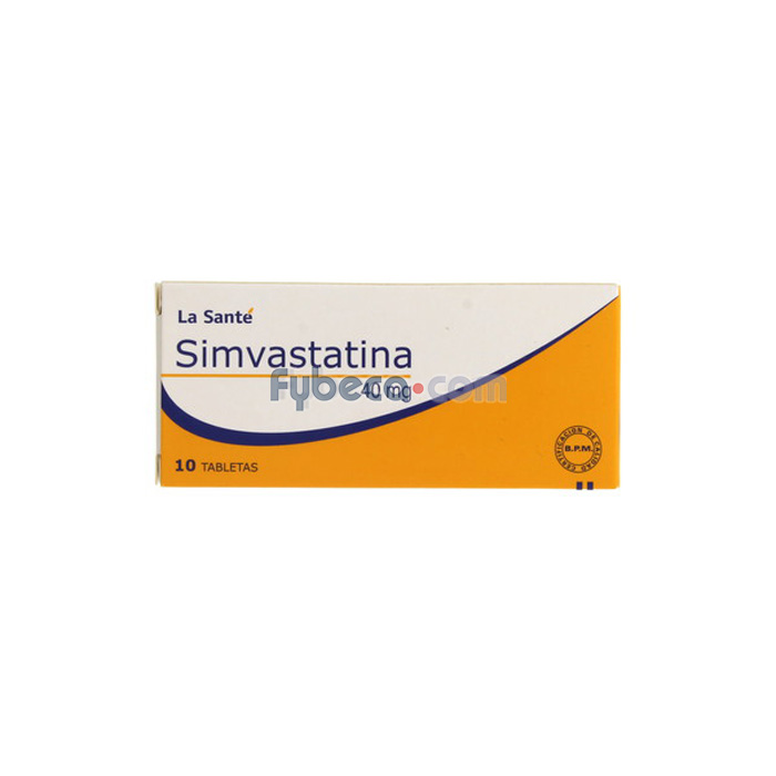 Simvastatina (La Sante) Tabs. 40 Mg C/10 Suelta | Fybeca