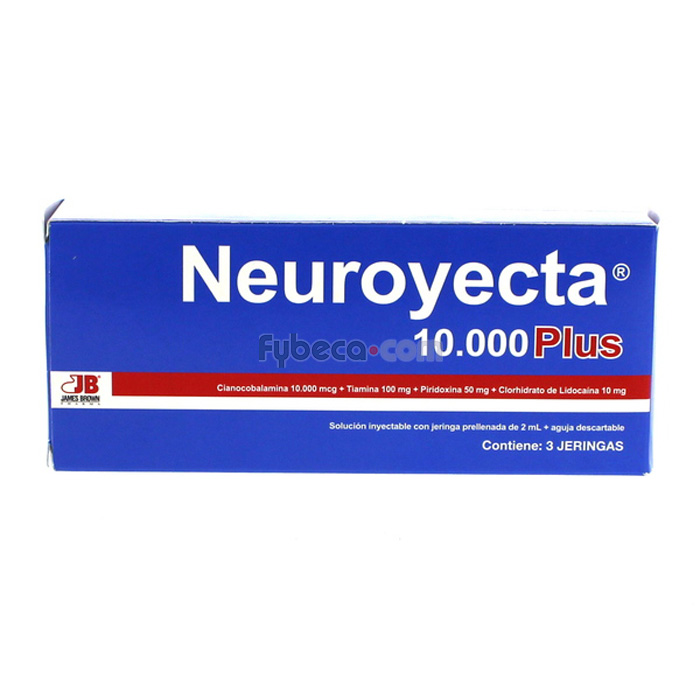 Neuroyecta 10.000 Plus Solucion Iny. 2Ml C/3 Suelta | Fybeca