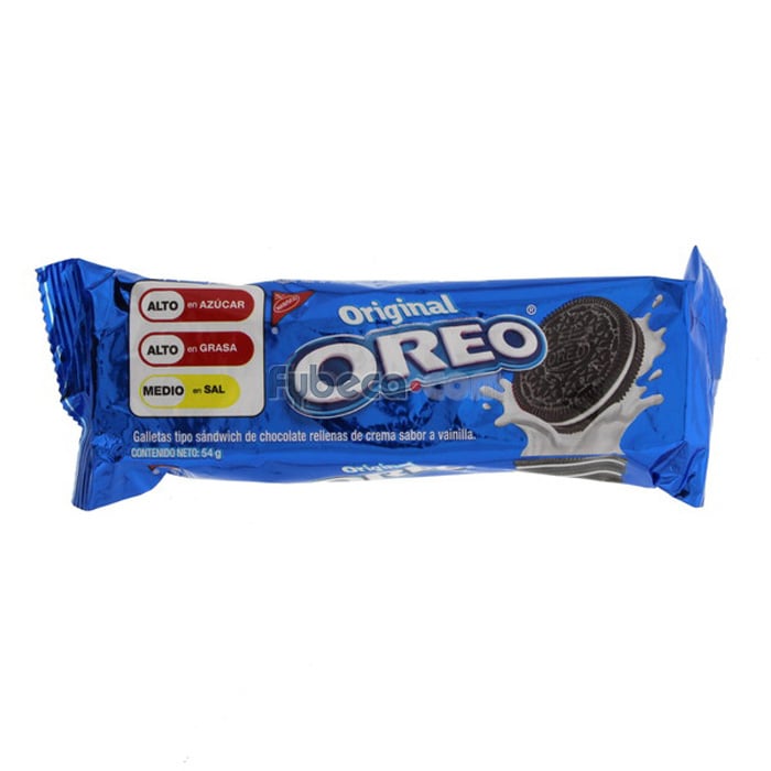 Galletas Oreo Original 54 G Unidad | Fybeca
