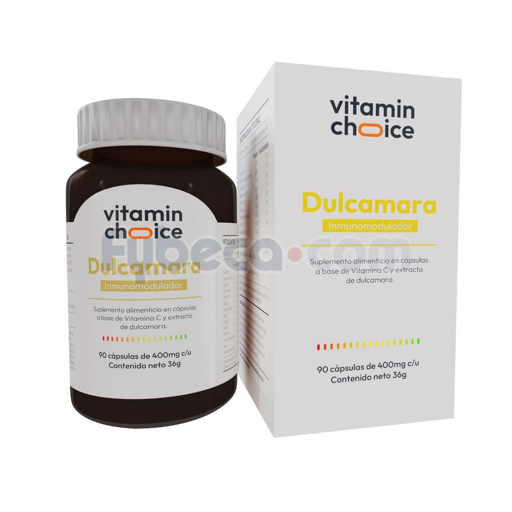 Vitamin Choice Dulcamara Frasco 90 Capsulas | Fybeca