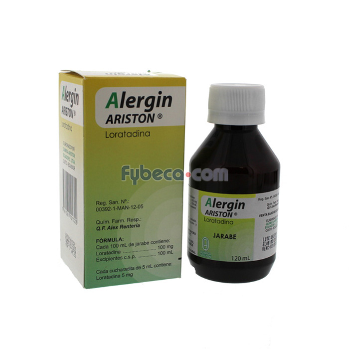 Alergin 120 Ml Jarabe | Fybeca