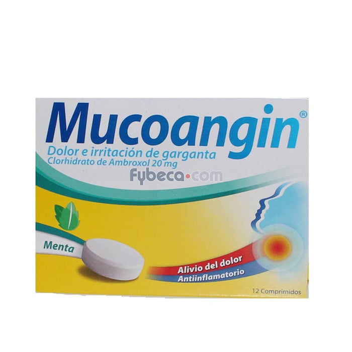 Mucoangin Comprimidos 20Mg C/12 Suelta | Fybeca