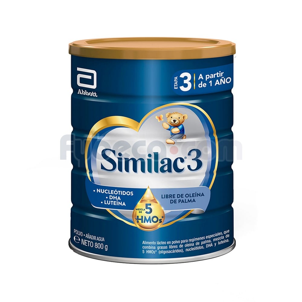 Similac 3 Cinco Hmo 800 Gr | Fybeca