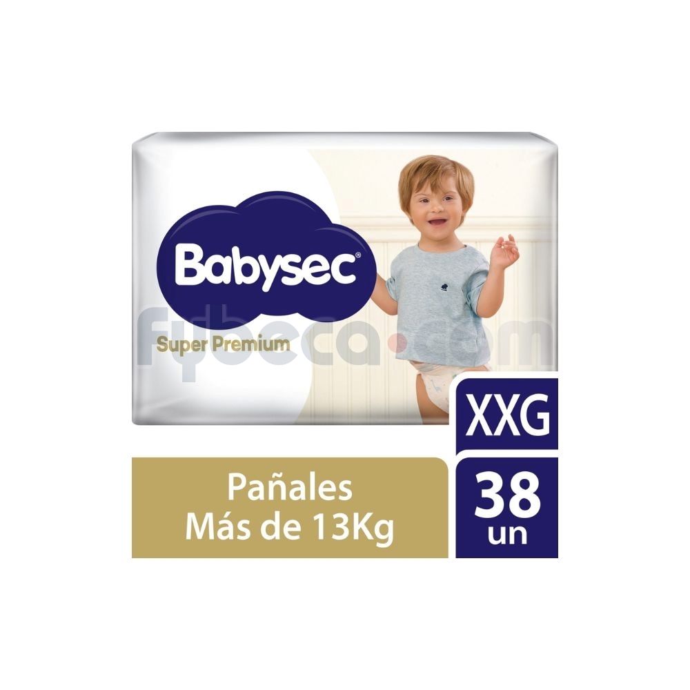 Panal Babysec Super Premium Softprot Xxg X38 | Fybeca