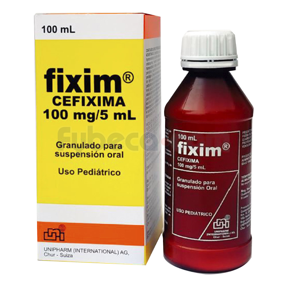 Fixim Granulado 100 Mg/5 Ml Susp. 100 Ml | Fybeca