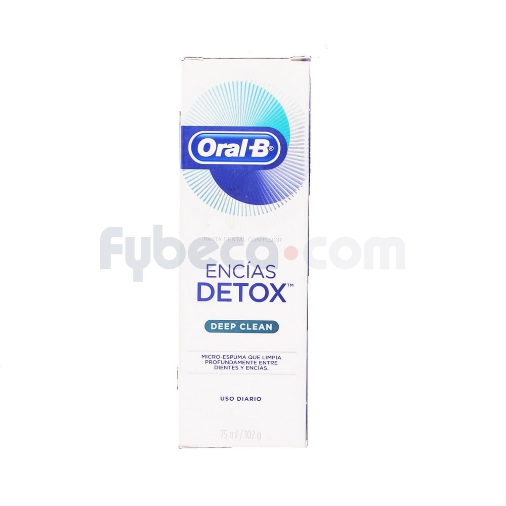 Pasta Dental con Flúor Encías Detox Deep Clean - Fybeca
