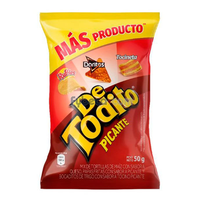 Snack De Todito Sabor Picante 50 G Unidad | Fybeca