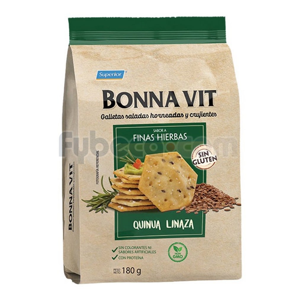 Galletas Bonna Vit Finas Hierbas 12Xâ 180Â G | Fybeca