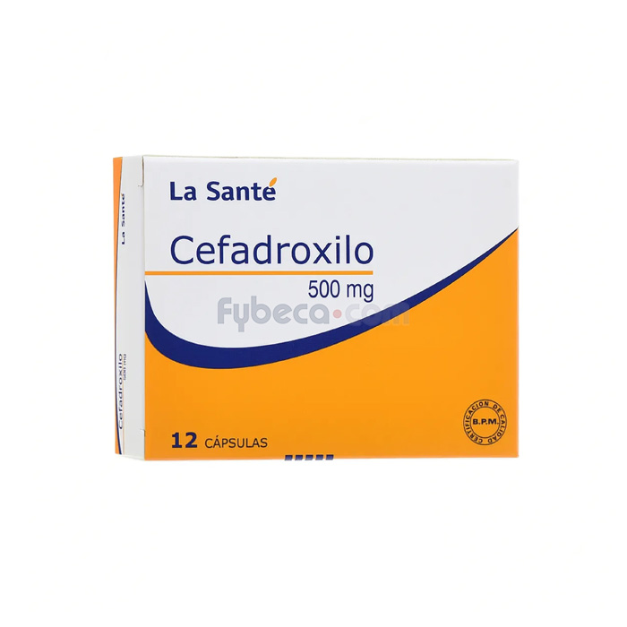Cefadroxilo (La Sante) Caps. 500 Mg. C/12 Suelta | Fybeca