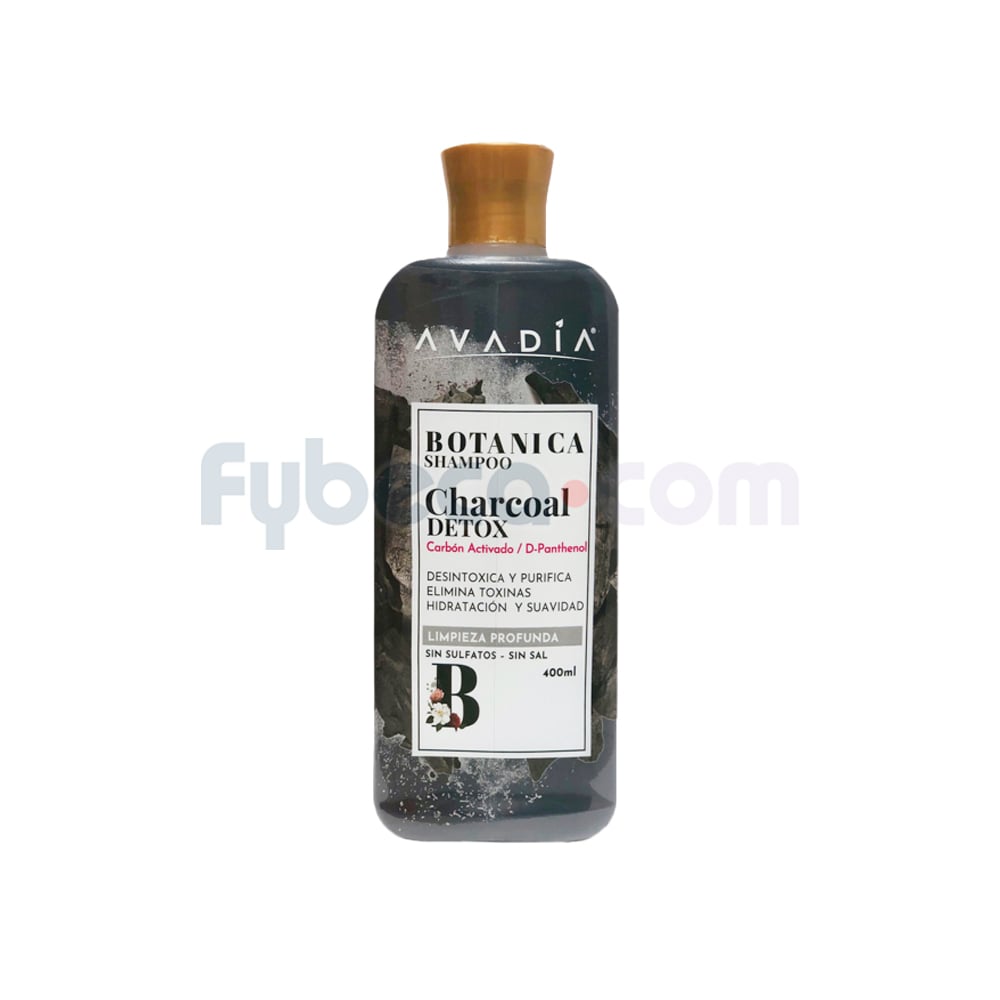 Botánica Shampoo Avadia Carbón Activado 400 Ml Unidad | Fybeca