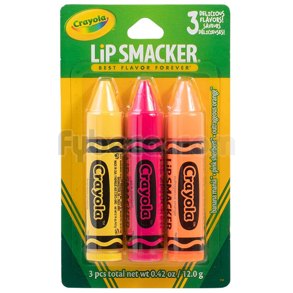 Lip Smacker Crayola Lip Balm Trio | Fybeca