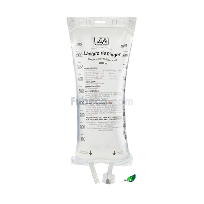 Lactato De Ringer (Life) Fco/1000 Cc. | Fybeca