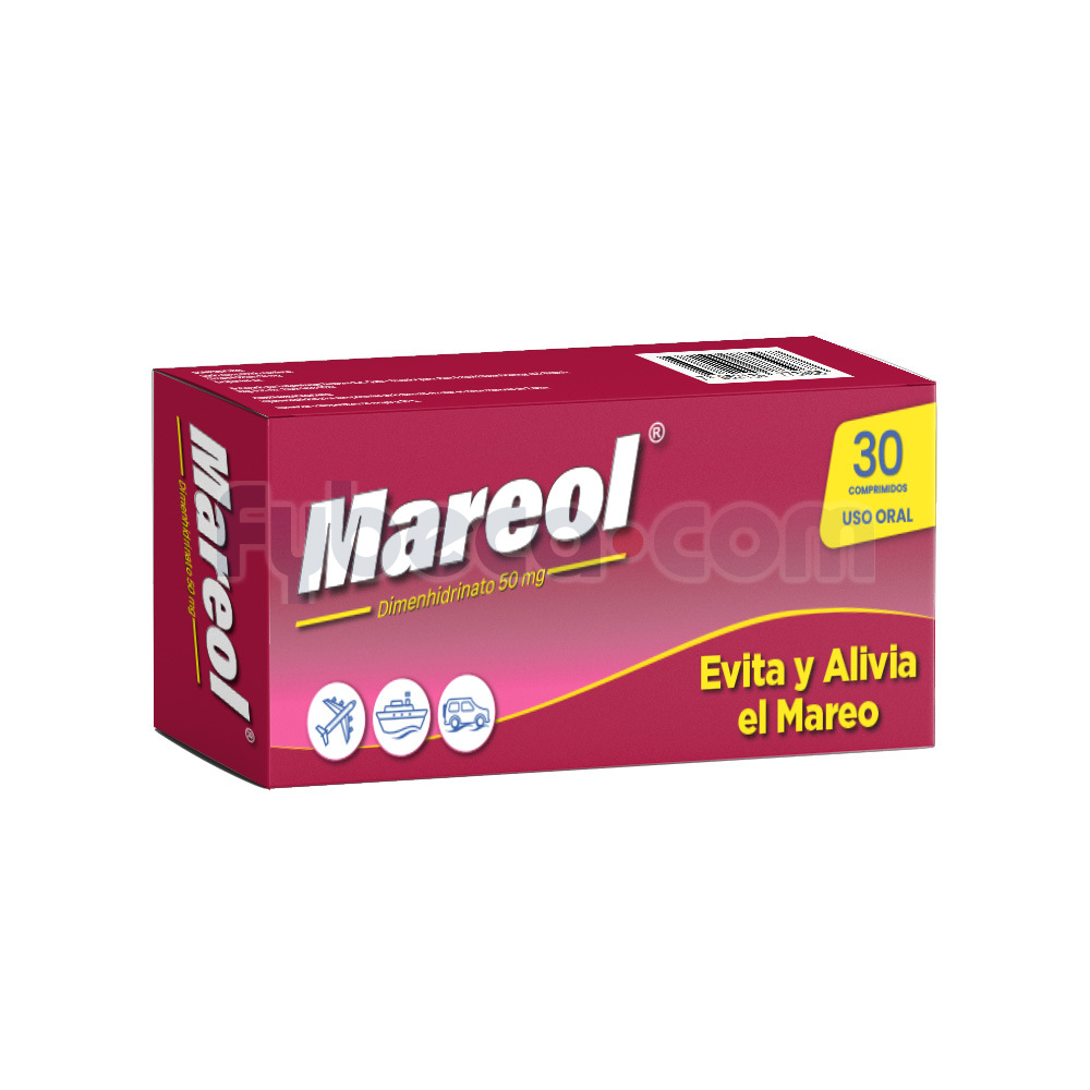 Mareol Comprimidos 50 Mg C/30 Suelta | Fybeca