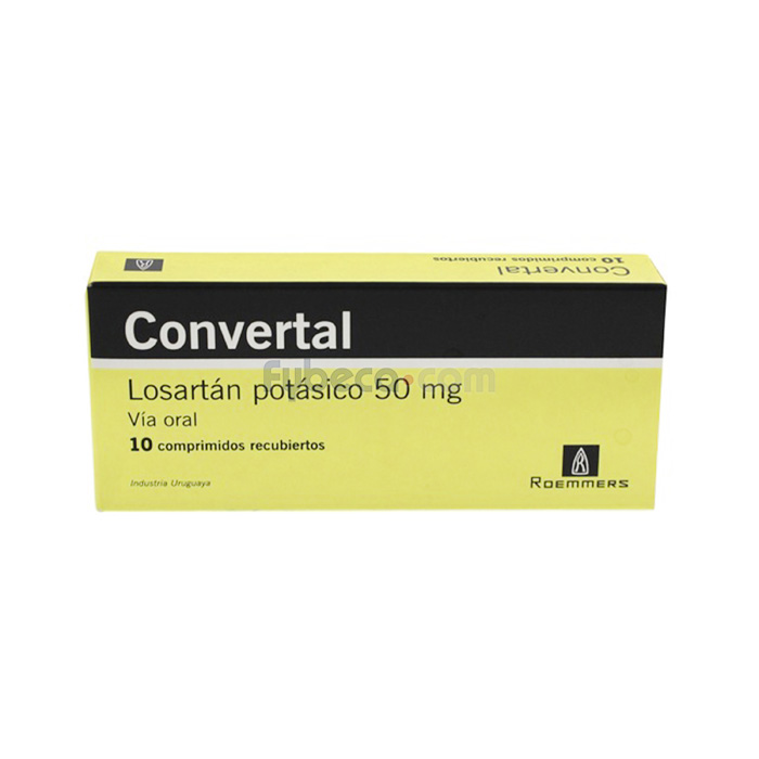 Convertal Comp 50Mg C/10 Suelta | Fybeca
