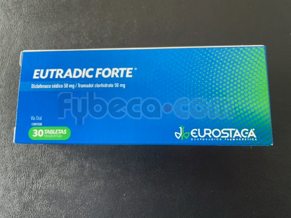 Eutradic Forte Tabs 50 Mg / 50 Mg C/30 Suelta | Fybeca
