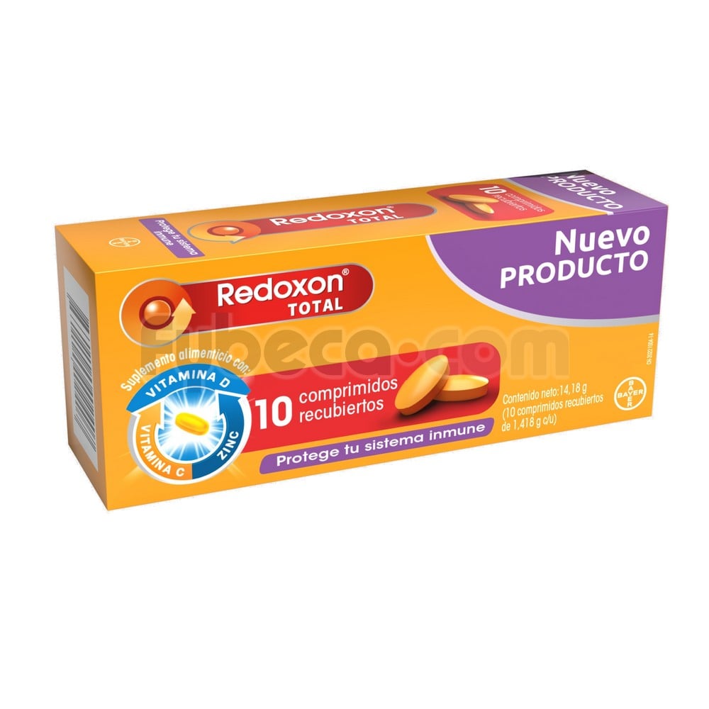 Redoxon Total Tabletas X 10 | Fybeca