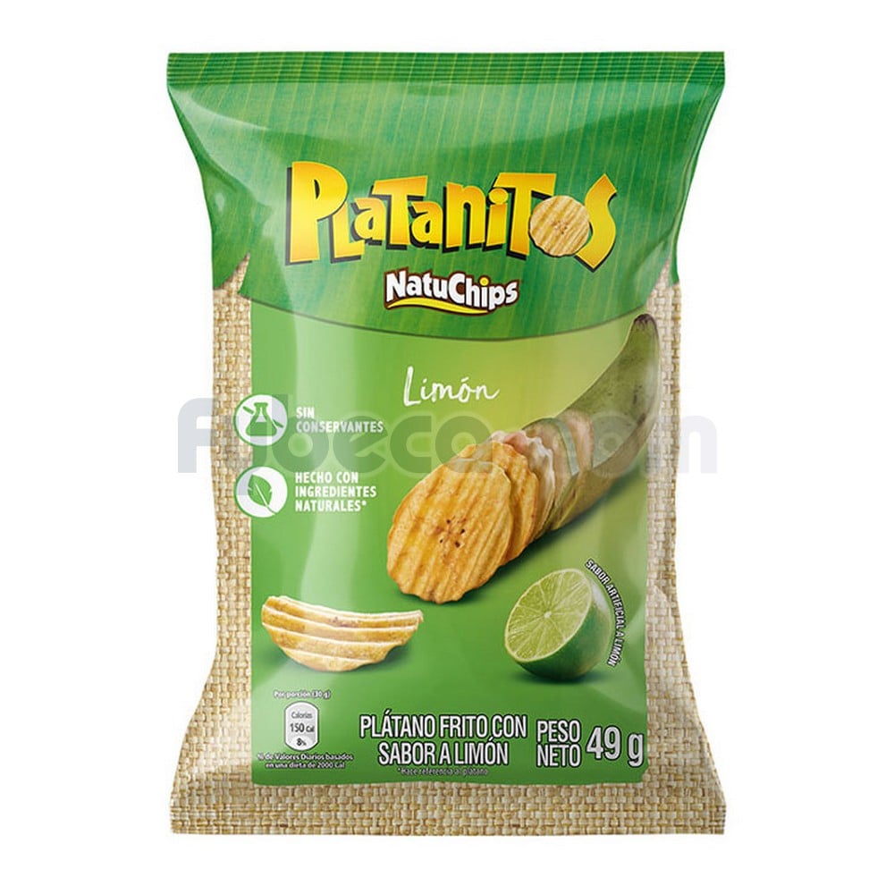 Chifles Platanitos Limon 49 Gr | Fybeca