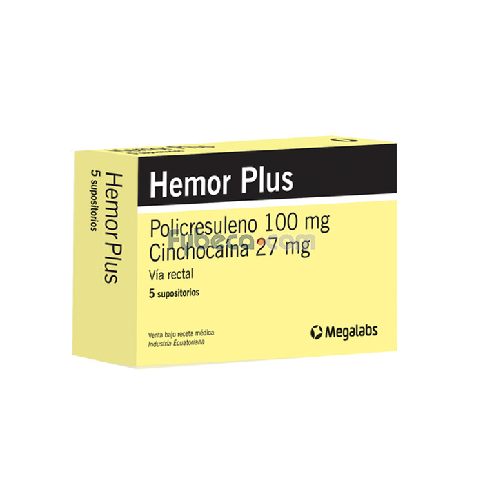 Hemor Plus 100 Mg 25 Mg Unidad | Fybeca