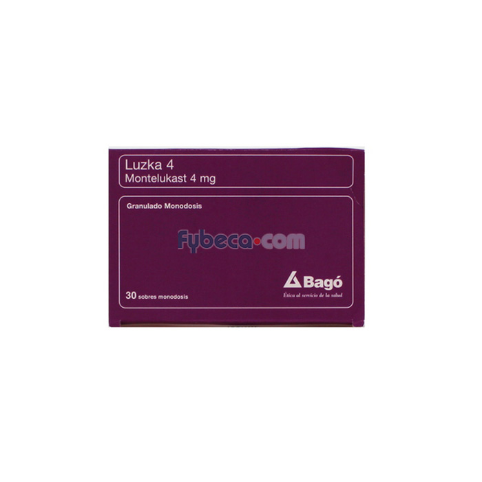 Luzka Sobres Monodosis 4Mg C/30 Suelta | Fybeca