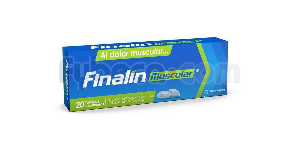 Finalin Muscular Tab Rec 575Mg C/20 Suelta | Fybeca