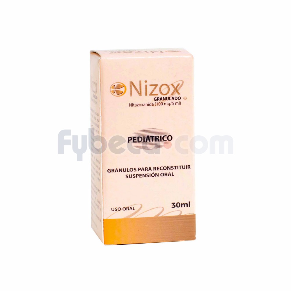 Nizox Polvo Susp. Oral 100 Mg /5 Ml F/30 Ml | Fybeca