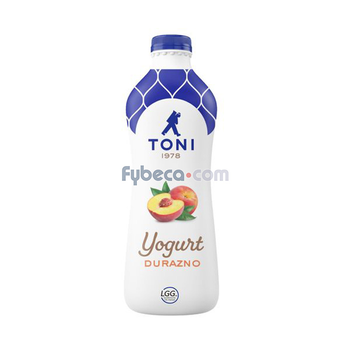 Yogurt Toni Durazno 1 L Botella | Fybeca