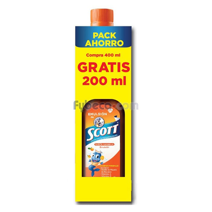 Scott Orange (400Ml + 200Ml) | Fybeca