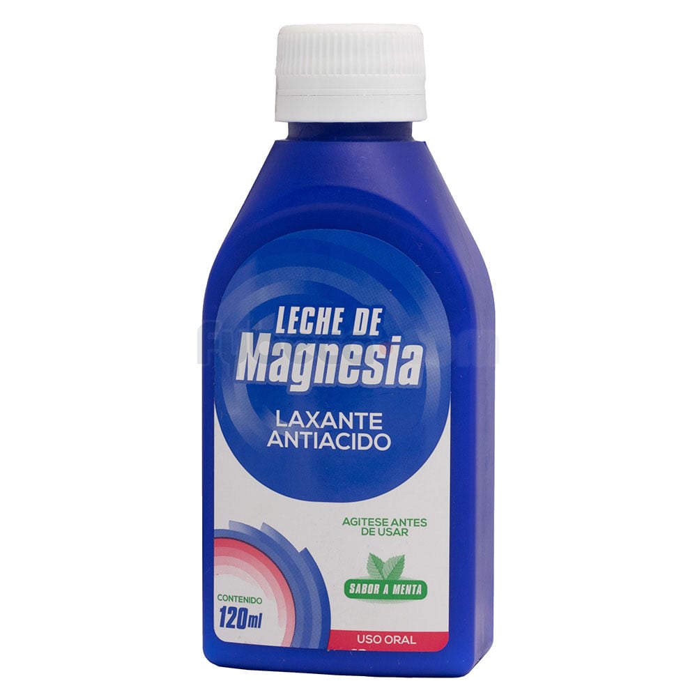 Leche de Magnesia Sabor Menta 120 Ml Unidad | Fybeca