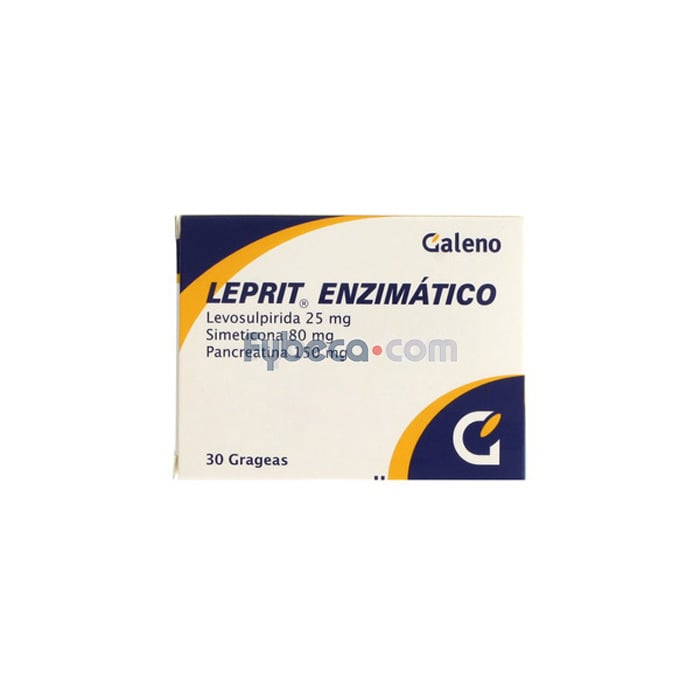 Leprit Enzimatico Grageas 25 Mg C/30 Suelta | Fybeca