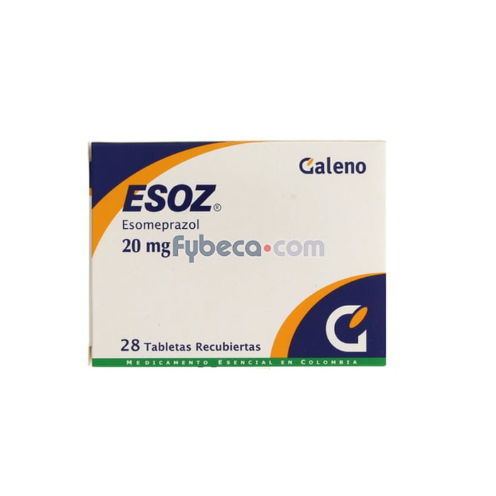 Esoz Tabs. Rec. 20 Mg C/28 Suelta | Fybeca
